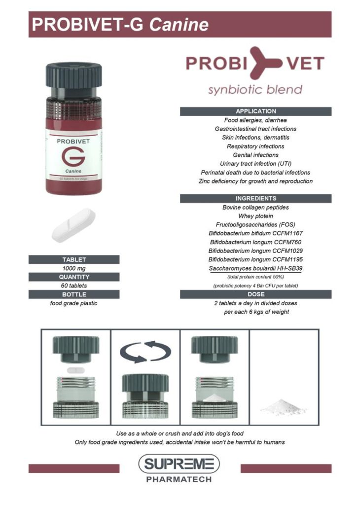 PROBIVET-G CANINE by Vet Division of Supreme Pharmatech